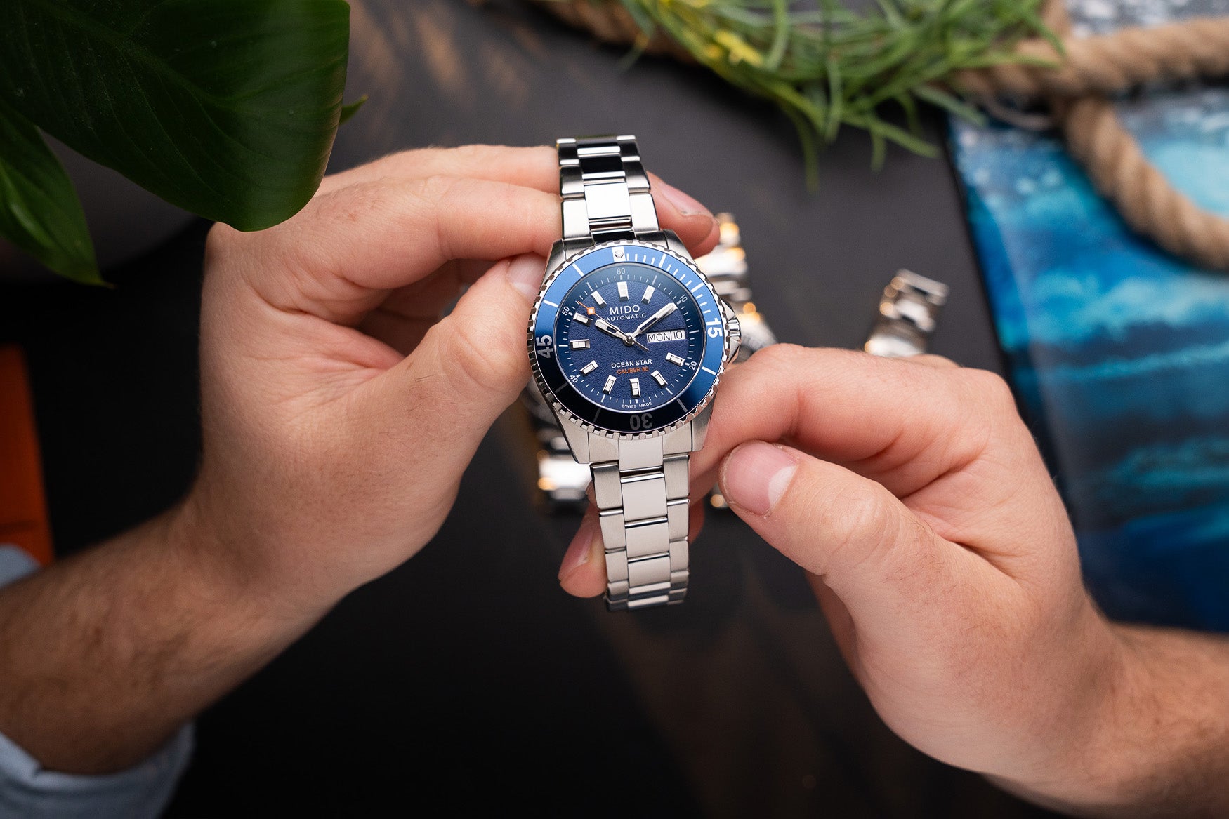 Mido Ocean Star 200 Blue 41mm – Time+Tide Watches AU